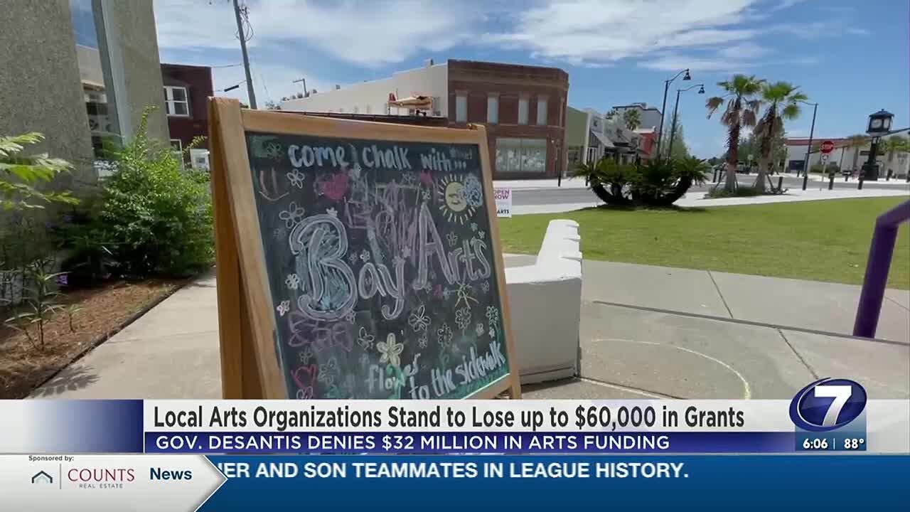 DeSantis Vetoes Art Grant funding - YouTube