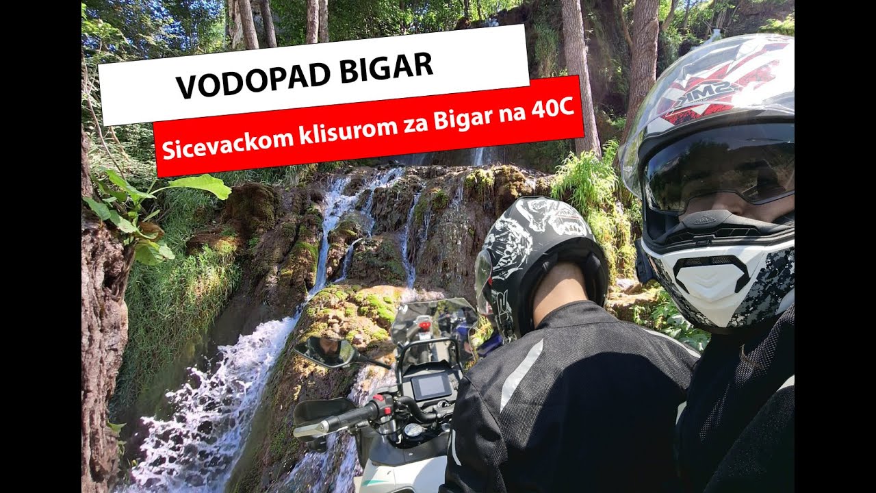 Sa porodicom na motoru - 10. Kroz Sicevacku klisuru do vodopada Bigar ...