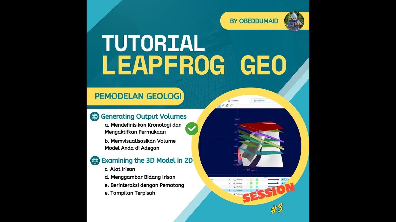 Pemodelan Geologi, Membuat Chronology Dan Mengaktifkan Permukaan Model ...