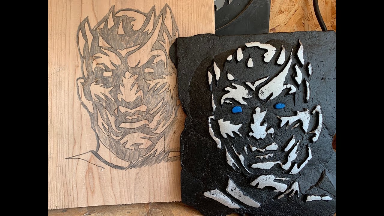 How to make a Night King portrait using melted Aluminum Cans (Trash to ...