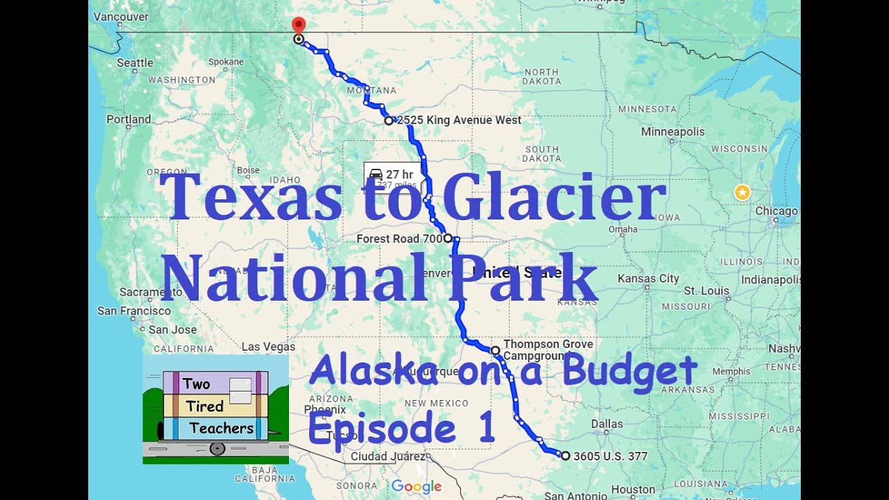 Texas to Glacier National Park - YouTube