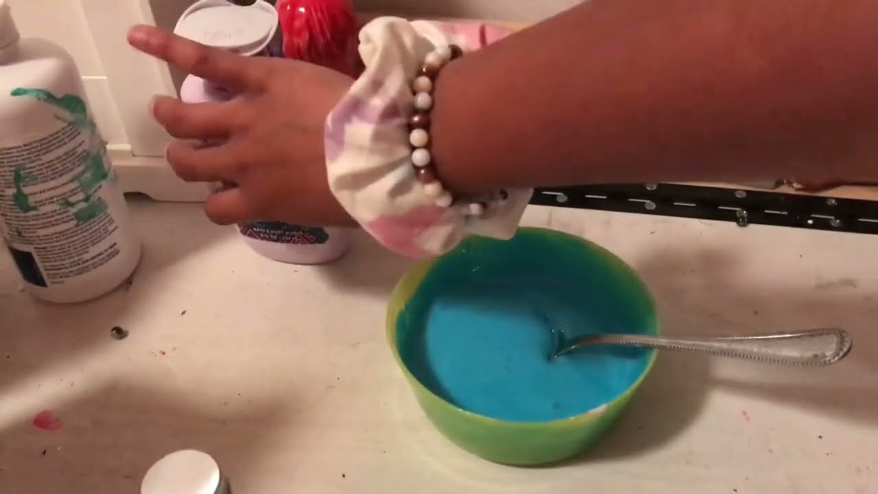 MAKING SKY BLUE SLIME HOW TO MAKE SKY BLUE SLIME FULL TUTORIAL making-sky-blue-slime-how-to-make-sky-blue-slime-full-tutorial