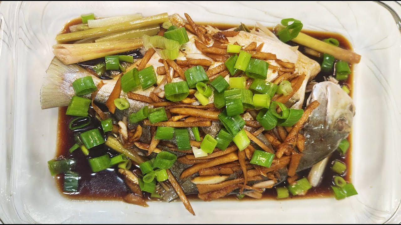 How To Make Perfect Chinese Style Steamed Pompano Fish | Easy Steamed ...
