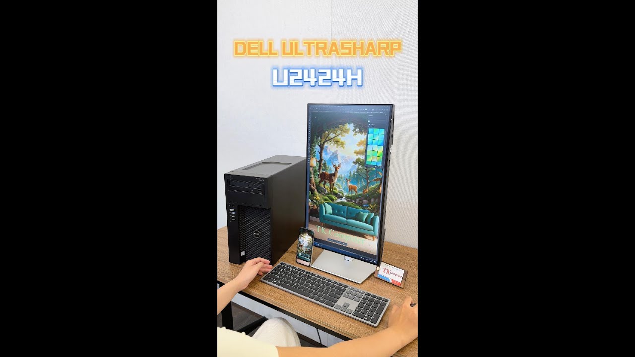 Dell 24 Inch Ultrasharp U2424H chuyên đồ họa - YouTube