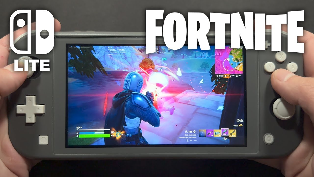 Fortnite on Nintendo Switch Lite #679 - YouTube