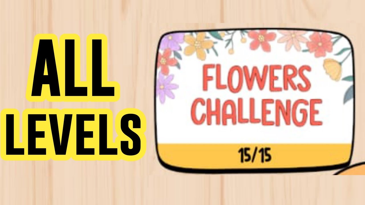 Tricky Words Flowers Names challenge All Levels - YouTube