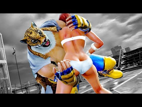 Tekken 7 All Rage Super Moves on Katarina Bikini Costume (No HUD) 4k UHD 2160p