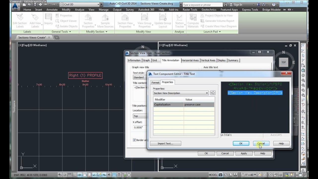 Civil 3D 2014: Add Profile View Description to the Profile View Style ...
