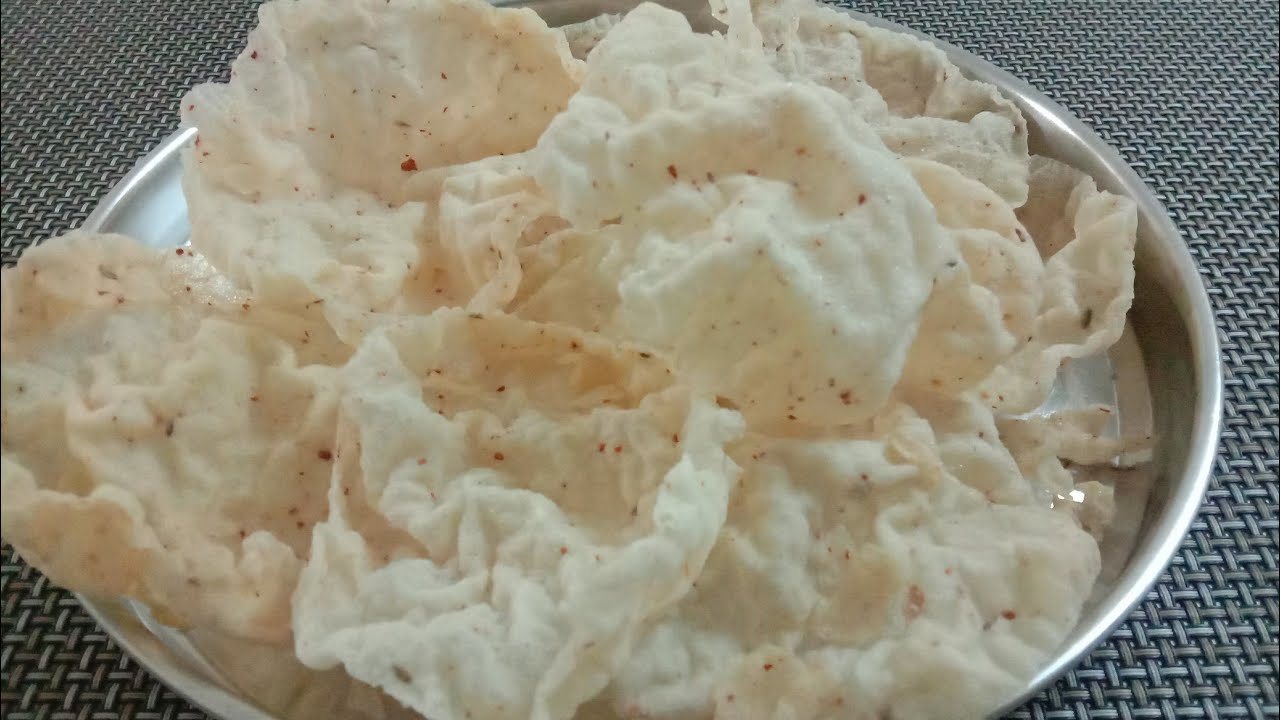 ಅಕ್ಕಿ ಹಪ್ಪಳ | Rice papad recipe in kannada | akki happala | - YouTube