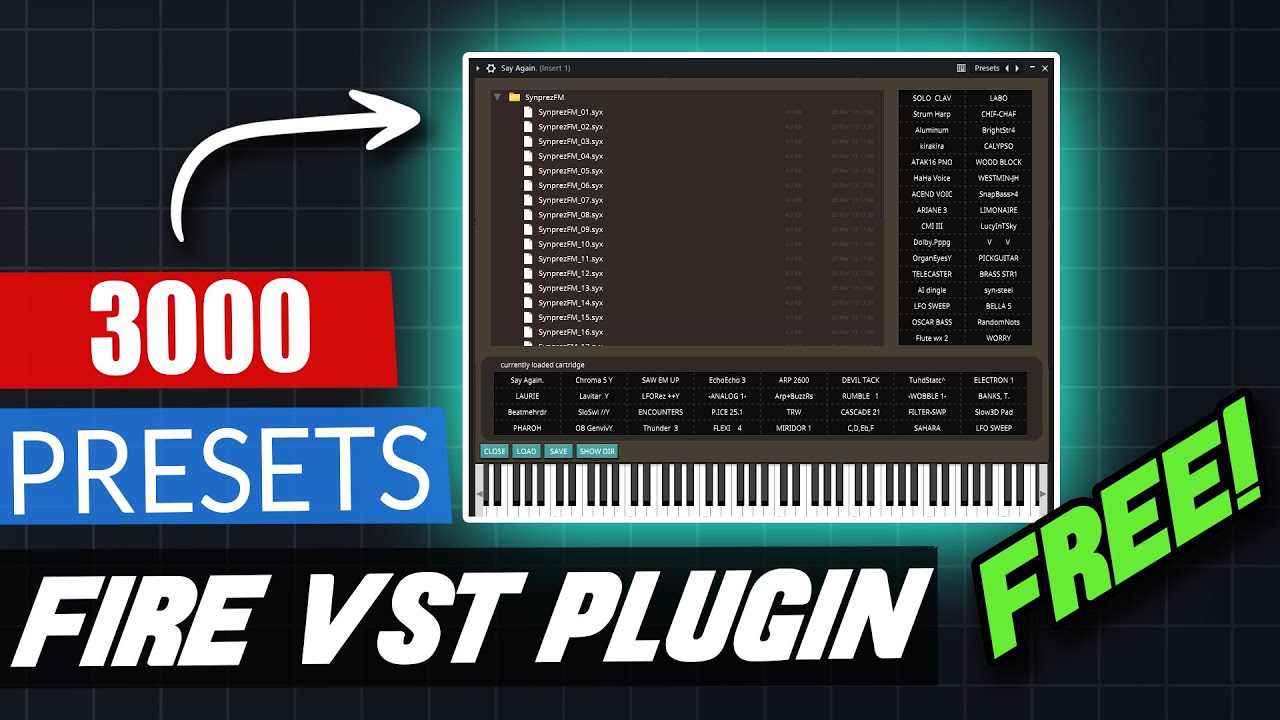 A Free VST Plugin with 3000 presets | ableton, protools, logic x pro and fl studio, plugins ...