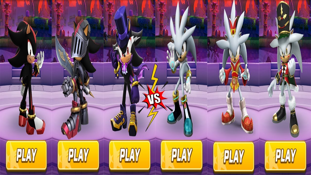 Sonic Forces Speed Battle - Shadow Runners vs Silver RunnersL Vampire ...