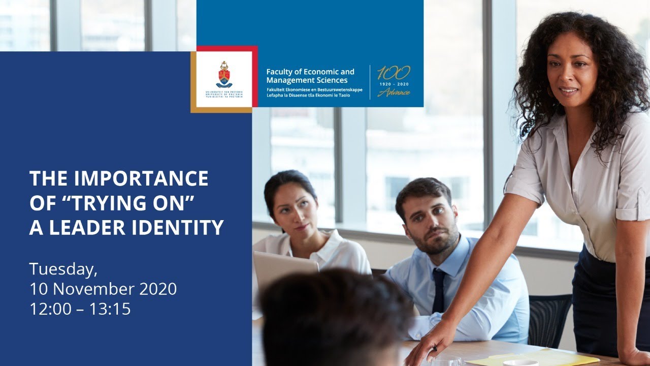 The importance of “trying on” a leader identity - YouTube