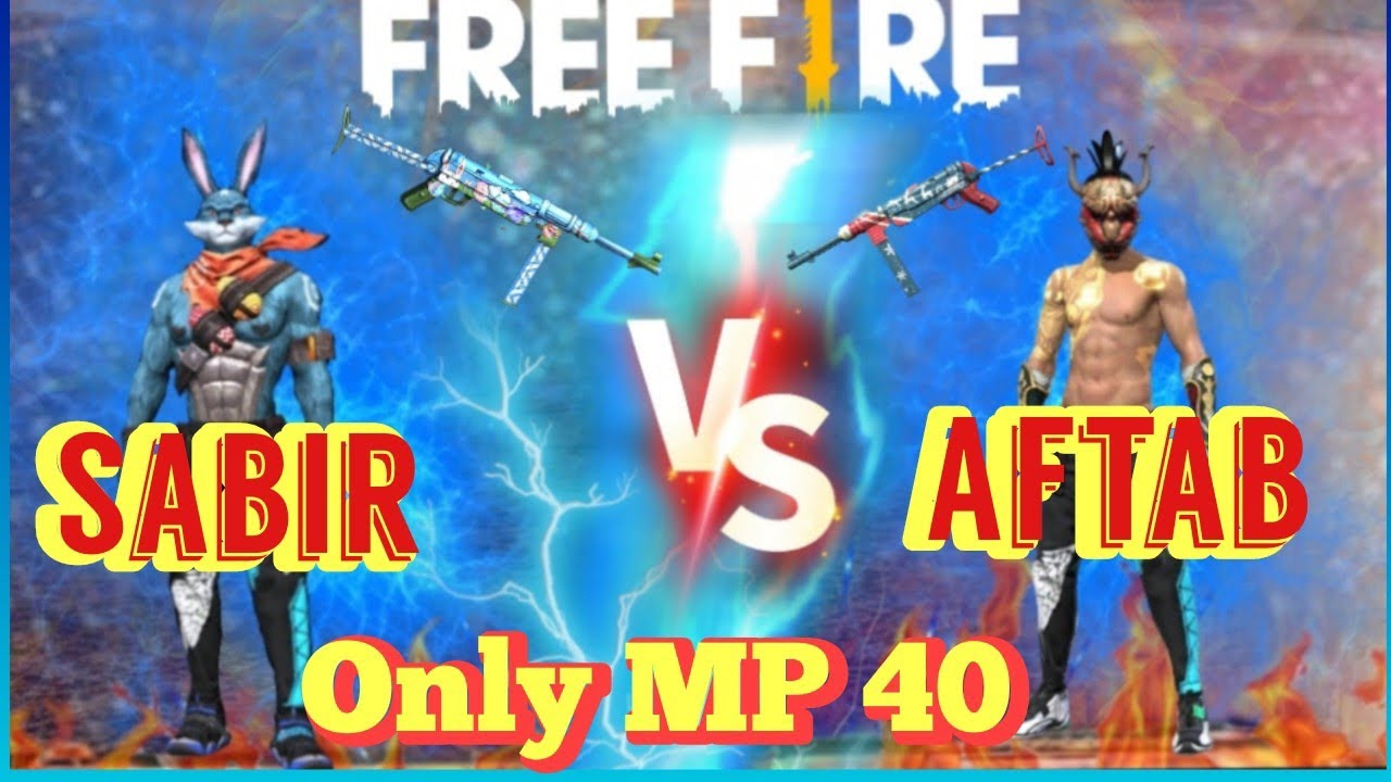 Sabir Vs Aftab Only MP40 Challenge - YouTube