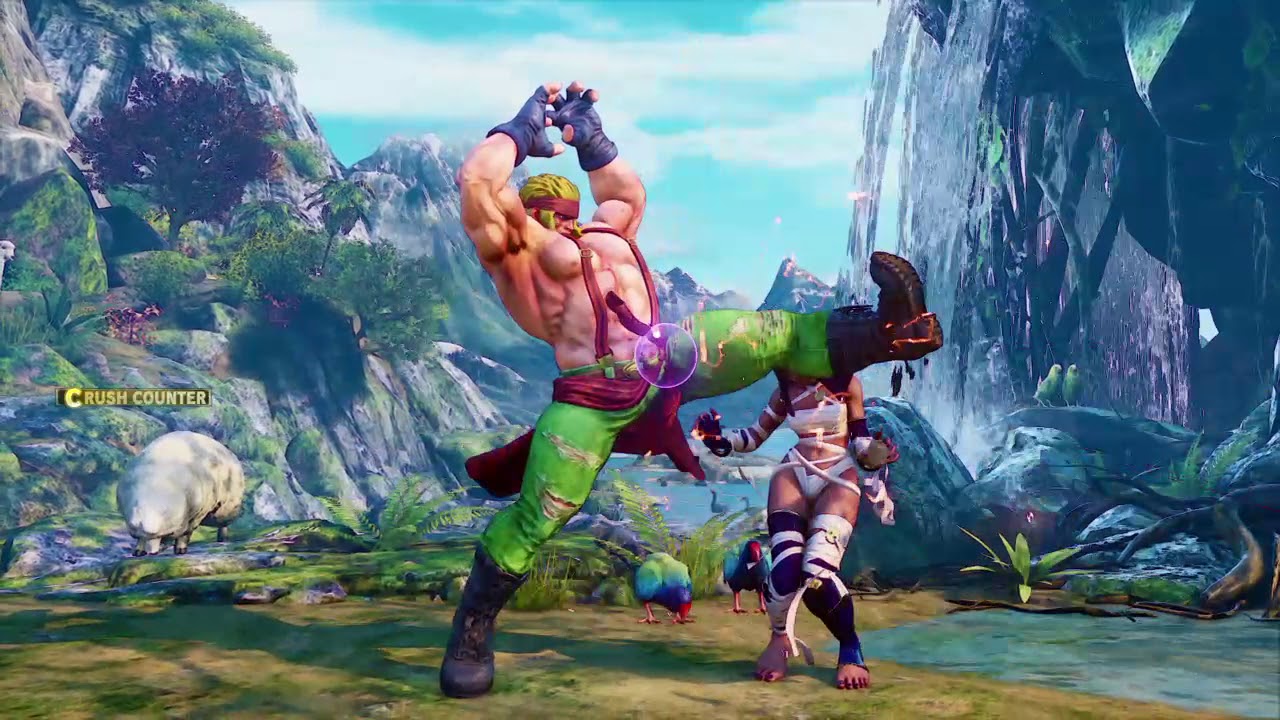 STREET FIGHTER V Menat Battle Outfit (Jap) Crumble Stun - YouTube