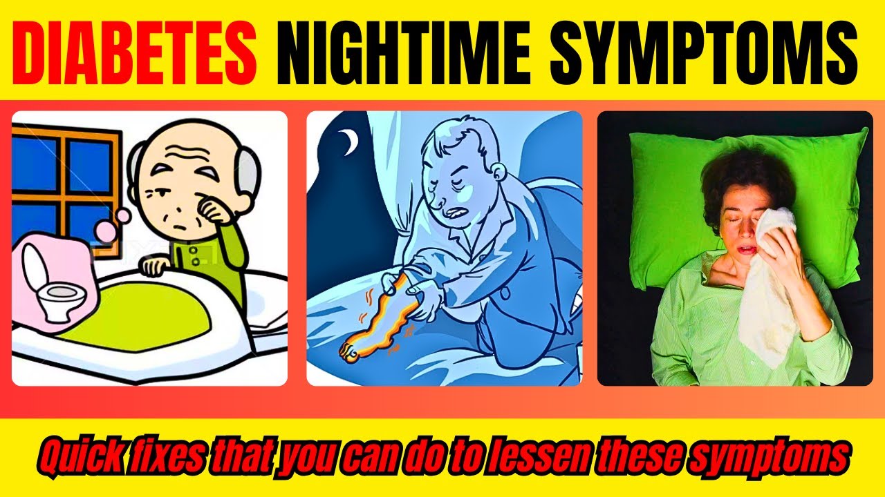 5 SIGNS at Night of Elevated Blood Sugar (Diabetes) and Quick Fixes ...