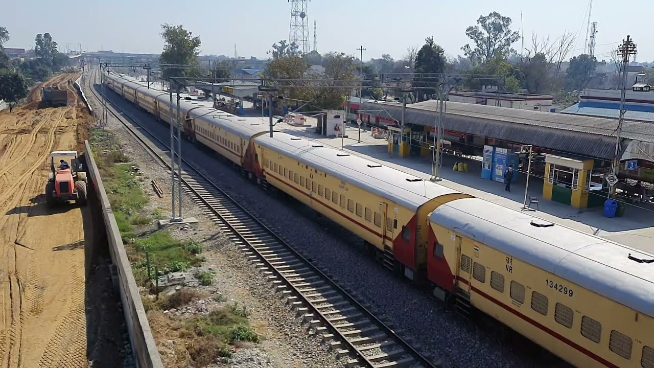 NEW RAILWAY STATION OF SIRHIND | NORTHERN RAILWAYS | TOP VIEW | NEW ...