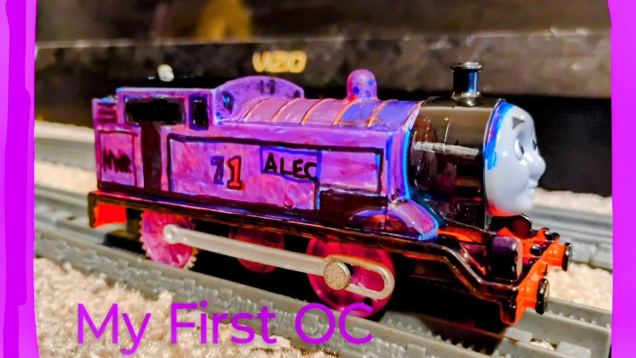 My First OC His Name is Alec The Purple Tank Engine - YouTube