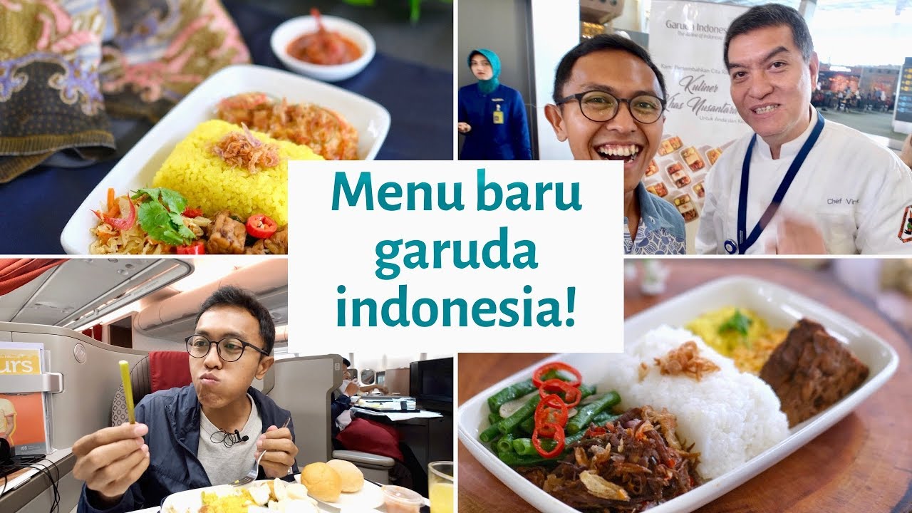 NEW GARUDA INDONESIA INFLIGHT MEAL : SIGNATURE DISH OF INDONESIA - YouTube