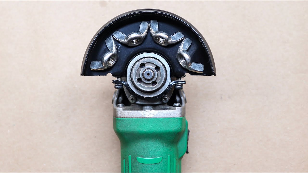 unique homemade machine made from angle grinder | be creative - YouTube