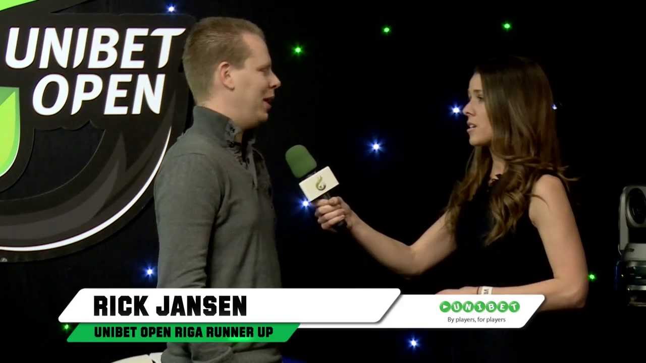 Unibet Open Riga 2013 - Interview with Rick Jansen, Runner-up - YouTube