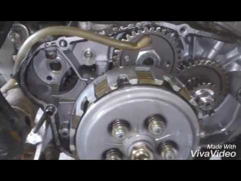 Engine am6 supermoto inside,repair clutch - YouTube