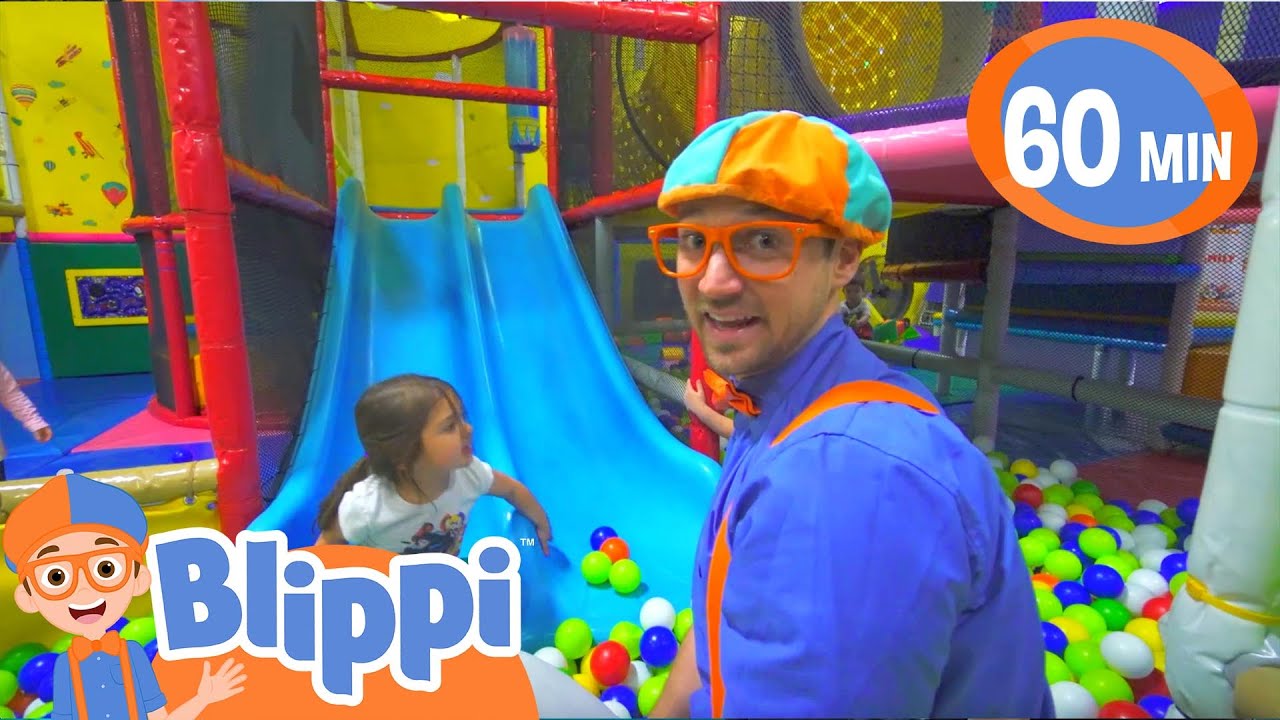 Blippi Visits The Top Indoor Playgrounds In The USA | Blippi | Fun ...