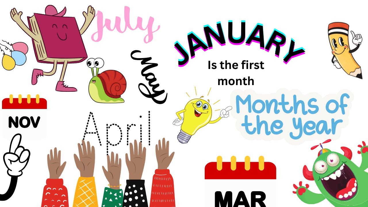 Learning the Months of the Year for Kids | Fun and Easy Guide - YouTube