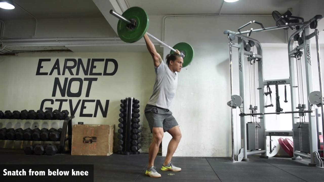 Snatch from below knee - YouTube