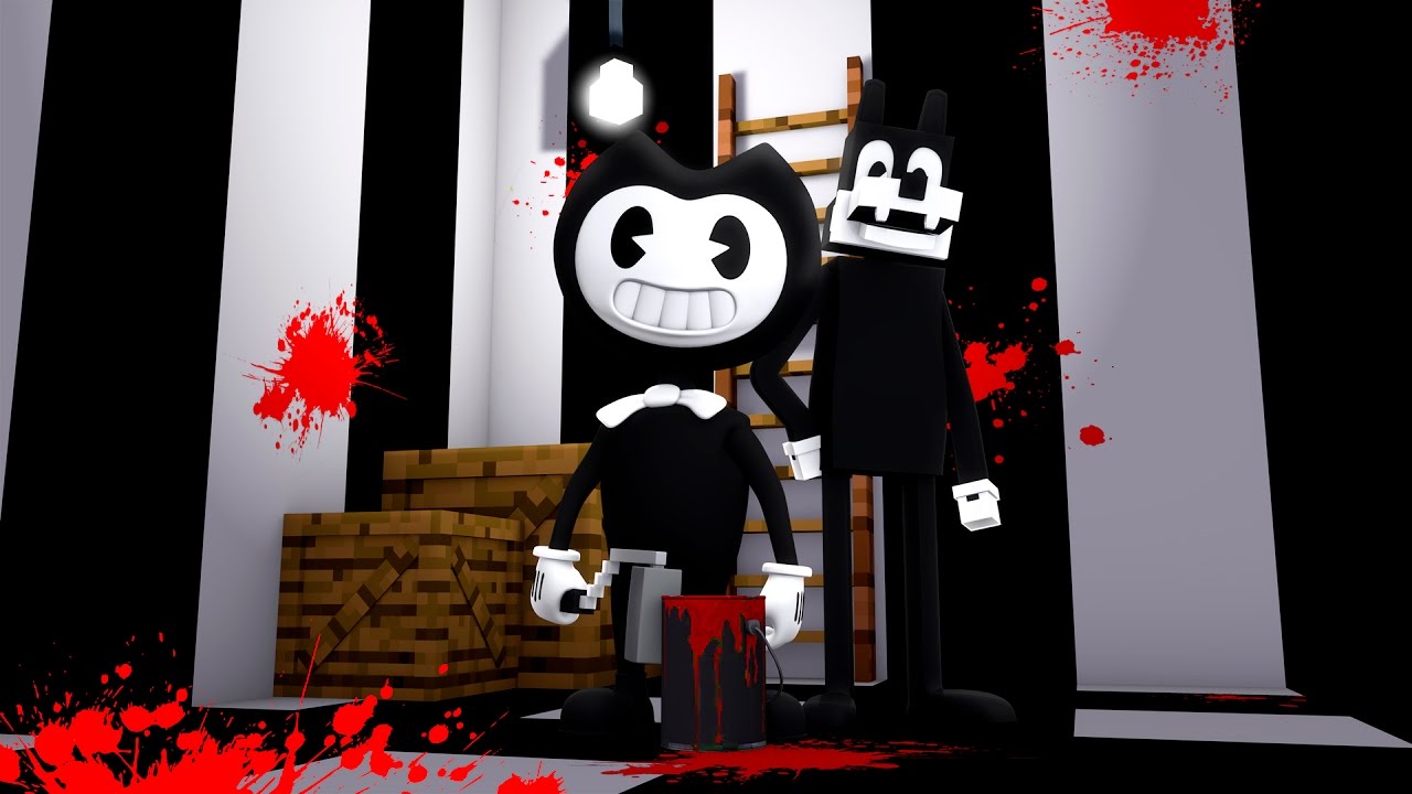 BENDY'S FAVORITE COLOR ! - MINECRAFT BENDY AND THE INK MACHINE! - YouTube