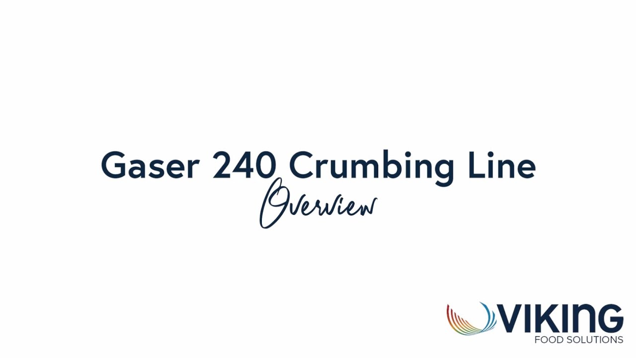 Gaser 240 Crumbing Line Overview - YouTube