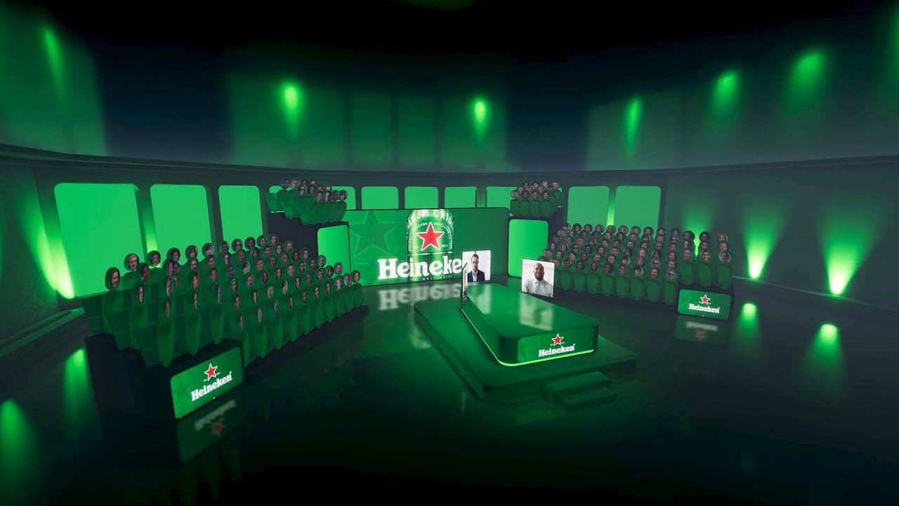 Virtual event with interactive audience - Virtual studio for online ...