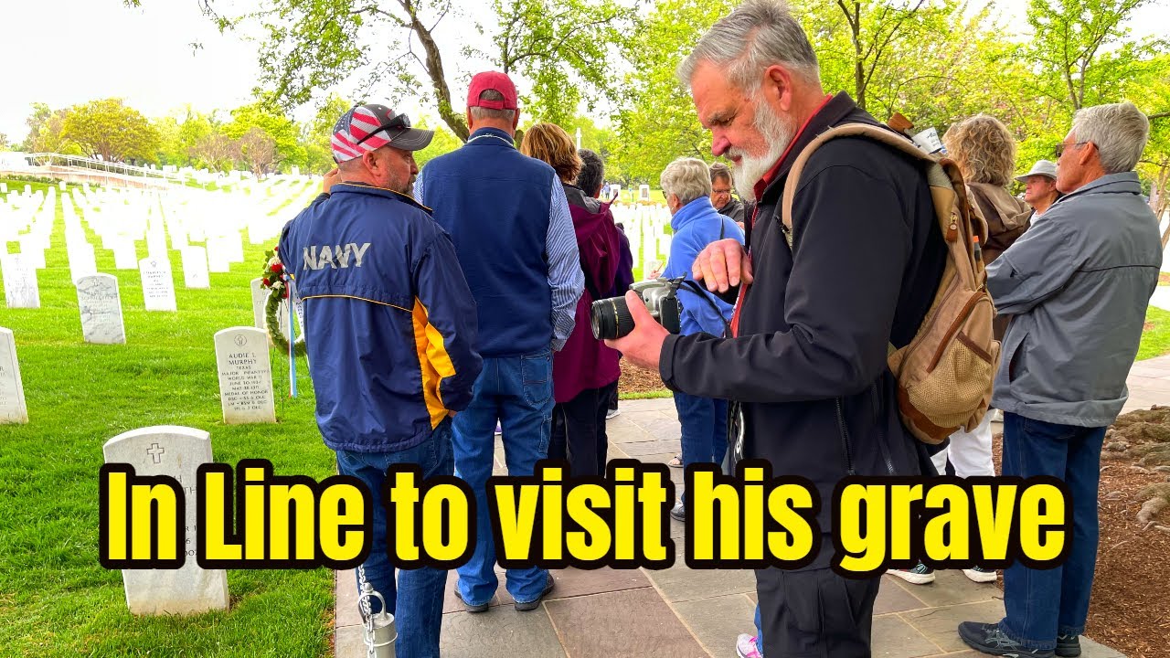Famous Grave Of Actor AUDIE MURPHY At Arlington National Cemetery - YouTube