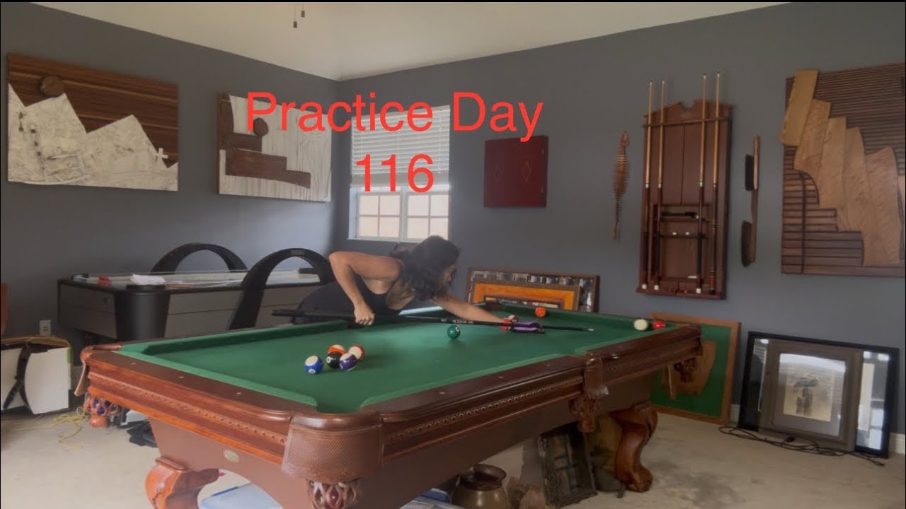 My billiard/pool table journey (Day 116) - YouTube