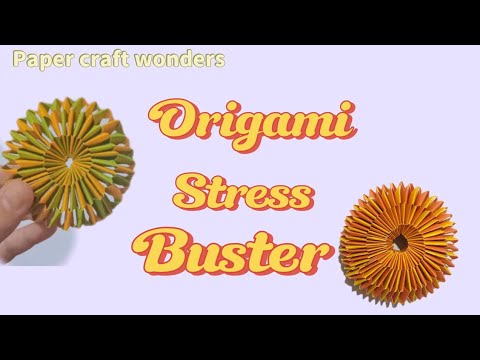HOW TO MAKE ORIGAMI STRESS BUSTER | DIY STRESS BUSTER - YouTube