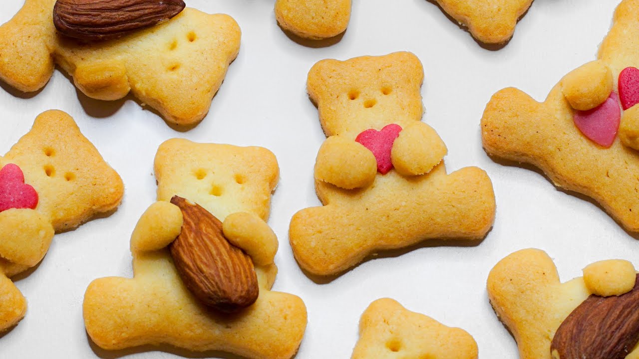 Huggy Bear Cookies | Easy Cute Recipe - YouTube