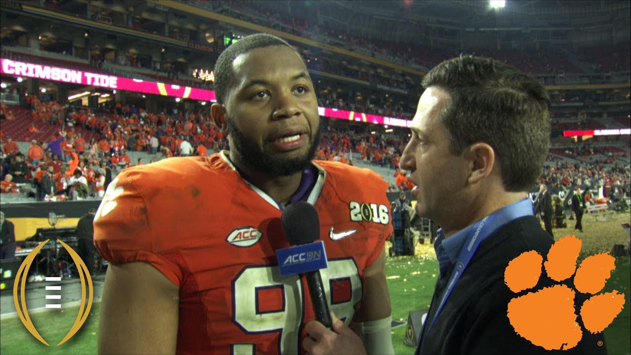 Clemson DE Kevin Dodd: "We Fought Our Tails Off" vs. Alabama - YouTube