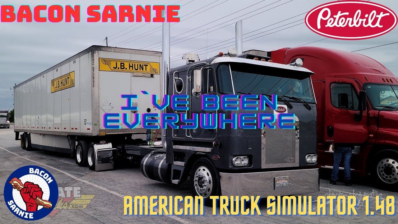 American Truck Simulator | Cross The Deserts Bare, Man| JON RUDA Pete ...