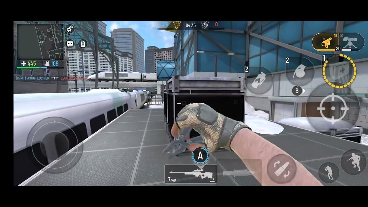 MODERN OPS WOW AWP 37% HEAD DAMAGE + 45 ARMOR PENITRATION WITH SNOWMAN ...