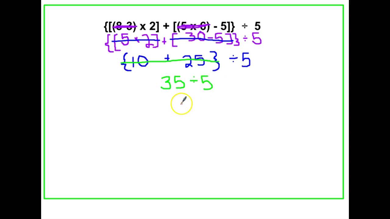 Grouping Symbols - YouTube