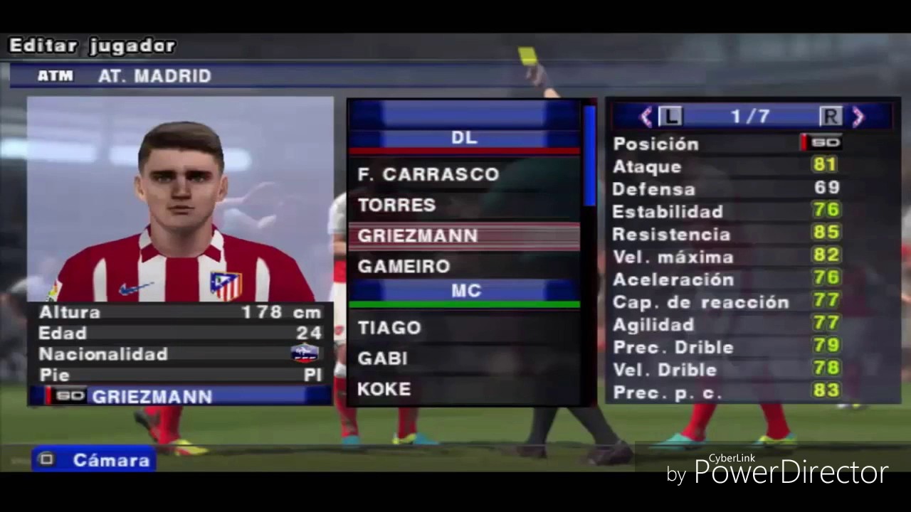 Review Iso pes 2017 psp - YouTube