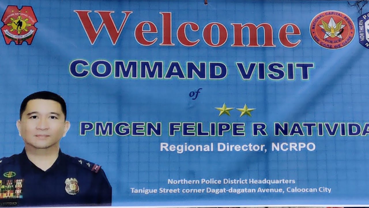 PMGEN FELIPE R NATIVIDAD, NCRPO REGIONAL DIRECTOR| COMMAND VISIT - YouTube