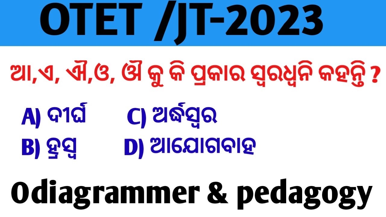 OTET Exam Syllabus 2023 Ll Odia Grammar Ll OTET Syllabus Selected otet-exam-syllabus-2023-ll-odia-grammar-ll-otet-syllabus-selected