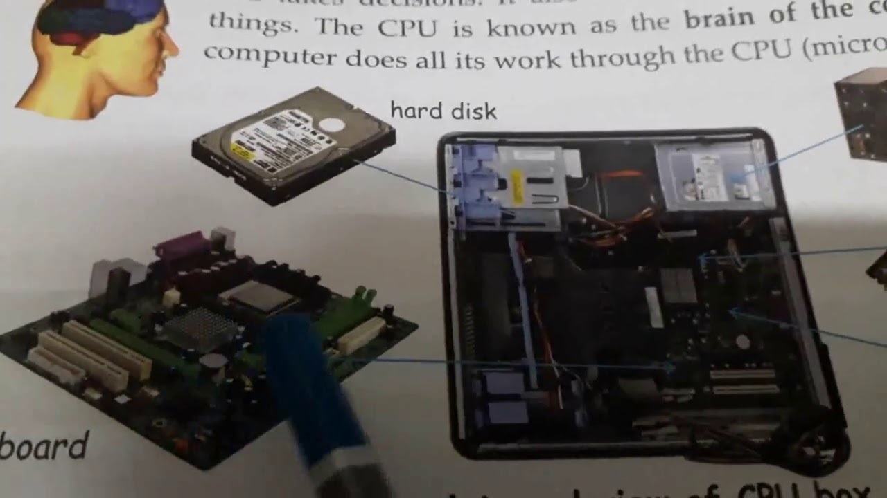 Computer for Class IV parts of computer - YouTube
