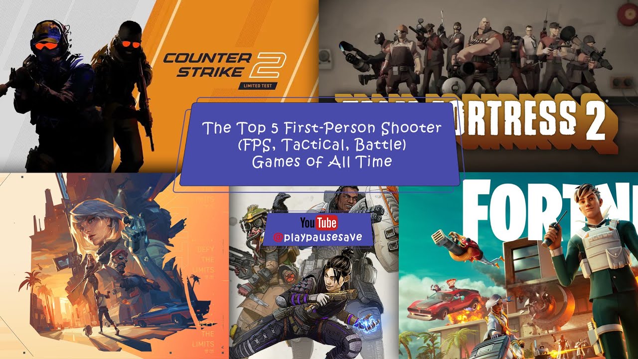 The Top 5 First Person Shooter FPS, Tactical Games - YouTube