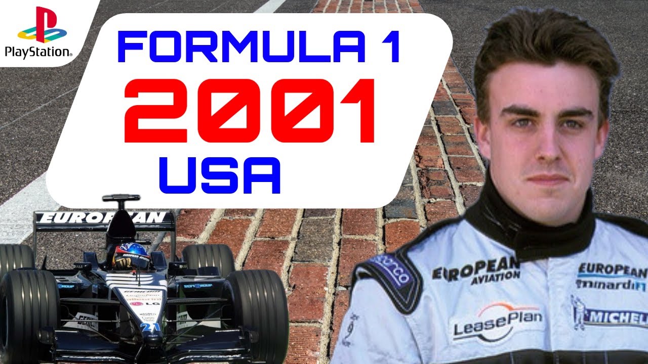 F1 2001 with Alonso Round 16 USA - YouTube