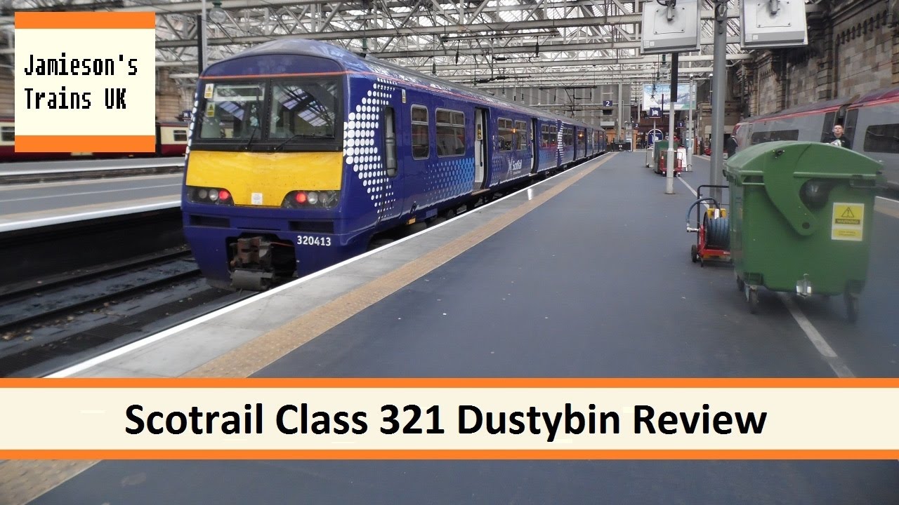 Scotrail Class 321 Dustybin review - YouTube