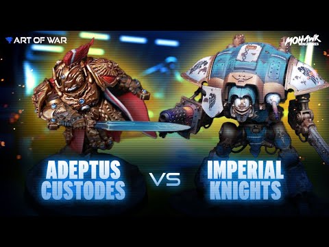 Custodes v Imperial Knights Coaching Match - YouTube