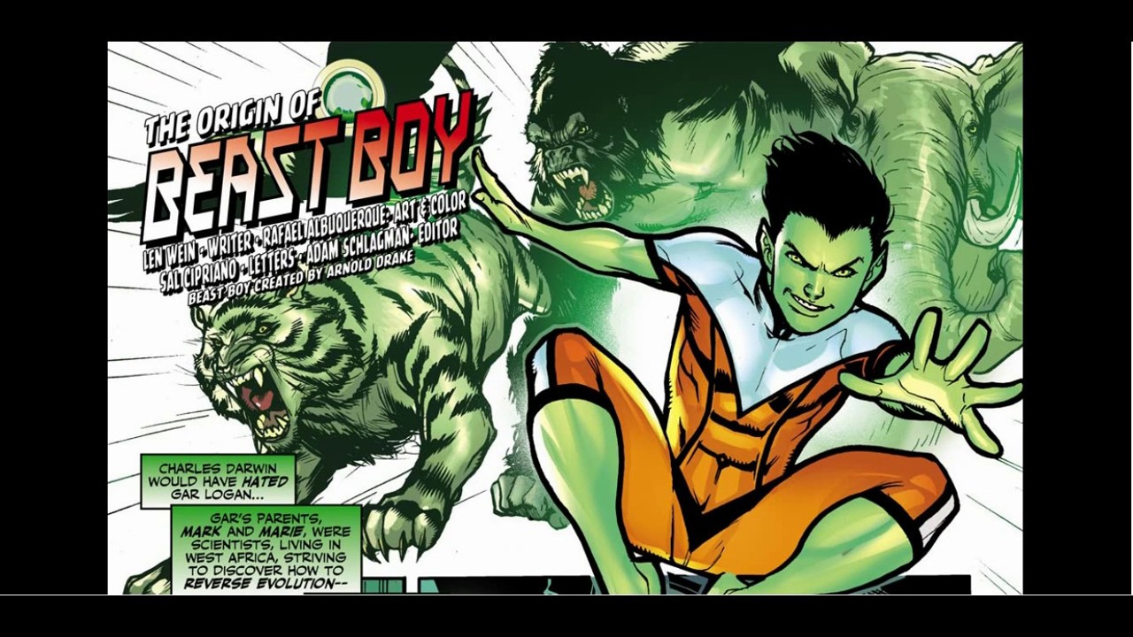 DC Universe Origins - Beast Boy (Animated Comic) - YouTube