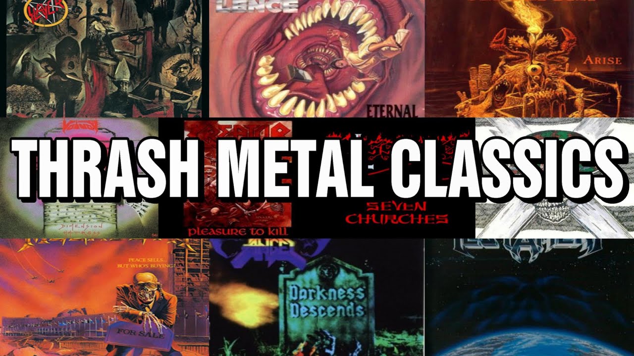 ESSENTIAL THRASH ALBUMS Part two MY RANKING - YouTube