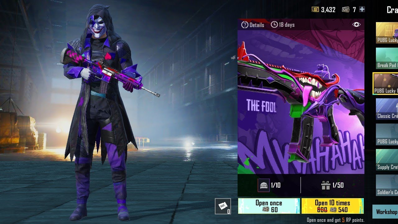 Got m416 fool just in 5000uc and All the gun skins op luck in this ...